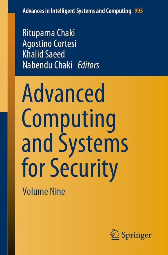 Advances in Intelligent Systems and Computing 995 - Advanced Computing ... Advances in Intelligent Systems and Computing 995 - Advanced Computing ...