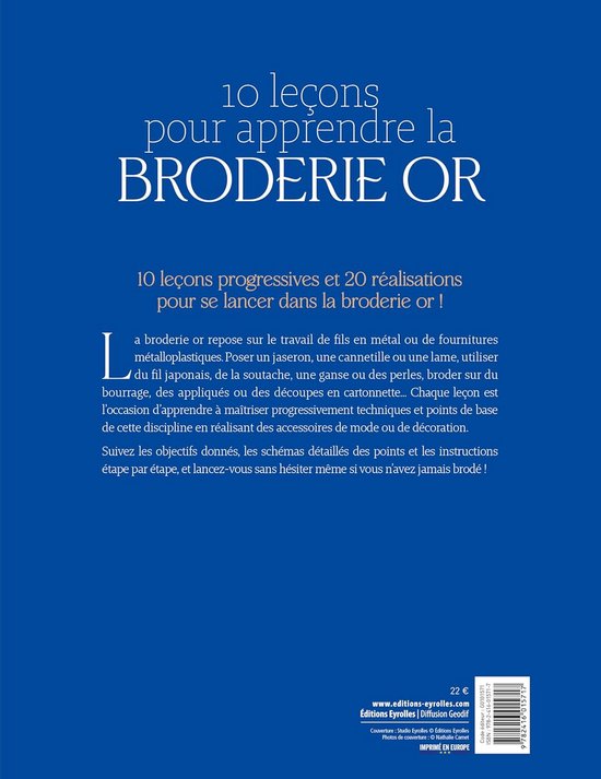 Leer Broderie d'Or: 10 Lessen en 20 Ontwerpen voor Beginners | bol