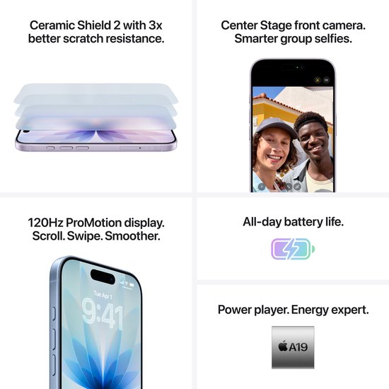Apple iPhone 17 - 256 Go - Blue | bol