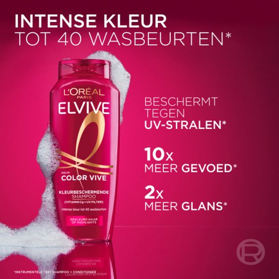 L'Oréal Elvive Color Vive Shampoo 250 ml - Voordeelverpakking - 6 stuks ...