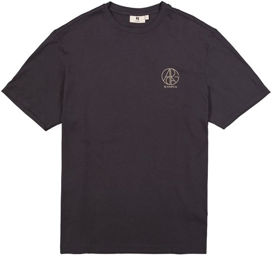 GARCIA Heren Print T-shirt Blauw Korte mouw | bol