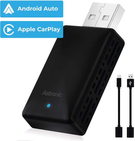 Astronic 2-in-1 Carplay Dongle - Geschikt voor Apple Carplay & Android ...