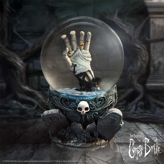Corpse Bride - Emily's Skeletal Hand - sneeuwbol (Nemesis Now) | bol