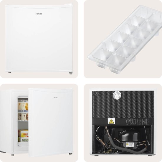 Tomado TFM4402W - Mini Diepvriezer - Vrijstaand - Barmodel - 31 liter ...