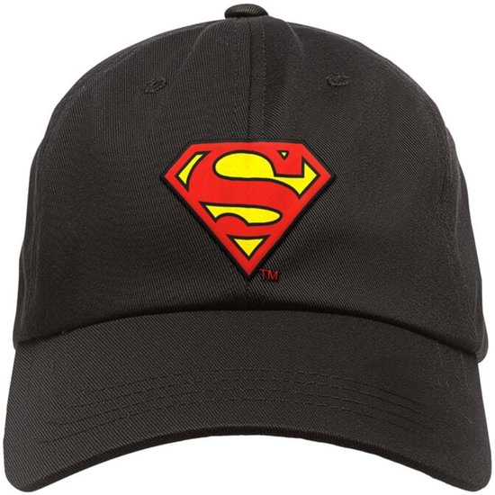 Superman Metal-Kids - Logo Cap - zwart - L | bol