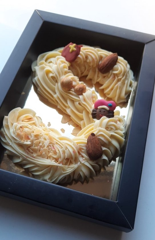 Room Chocolade Letter Wit, ambachtelijke chocolade letters witte ...