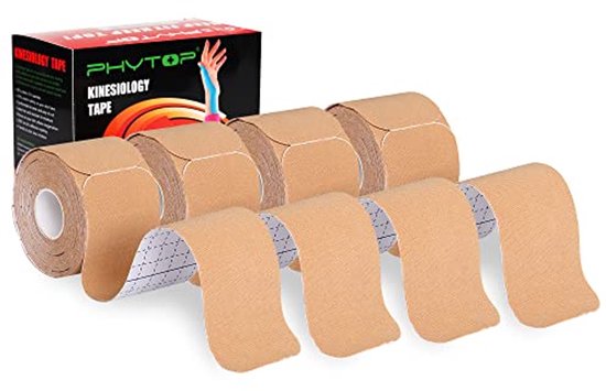 Kinesiologie Tape 5m - Sporttape voor Spieren, Gewrichten en Pezen ...