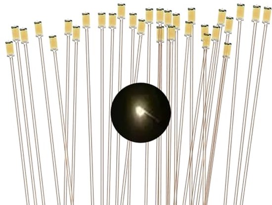 30 Voorbekabelde SMD Micro-LED Diodes voor Modelbouw en Decoratie | bol