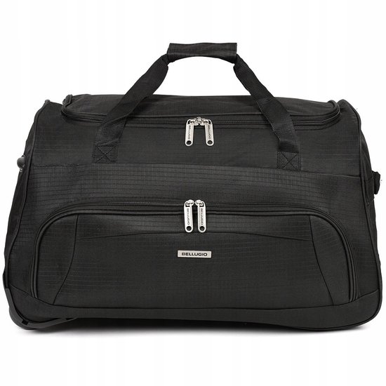 Bellugio Reistas Trolley Zwart - Middelgroot, 72L, 1.5kg | bol