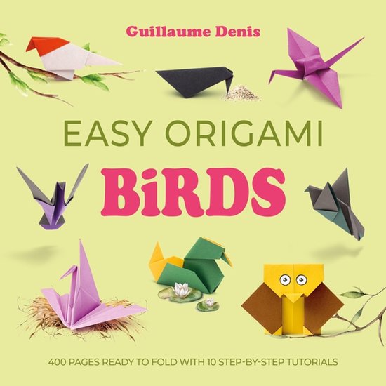 Easy Origami Birds: 400 Pages Ready to Fold with 10 Step-By-Step ...
