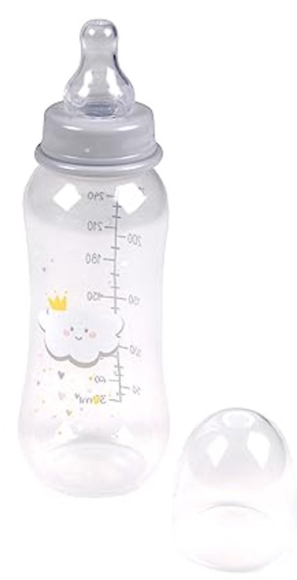 Babyfles met Smalle Hals en Variabele Snelheid - 250 ml Siliconen | bol