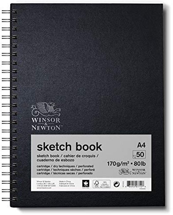 Spiraalbinding Schetsboek A4 - 50 Vellen 170 g/m² Microperforated | bol