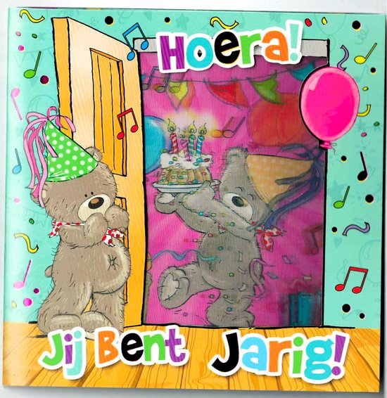 Belgian Greetings Muziekkaart verjaardag - Gefeliciteerd kind - 3D ...