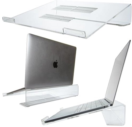 Support ergonomique en Acryl pour ordinateur portable - Surélevez votre ...
