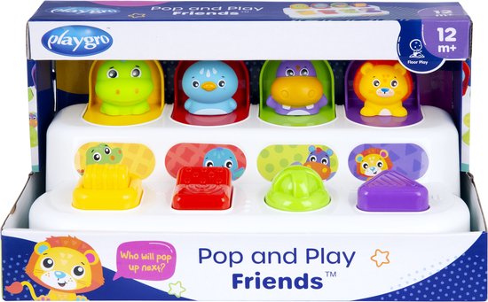 Pop and Play friends- Baby speelgoed - Interactief speelgoed Baby ...