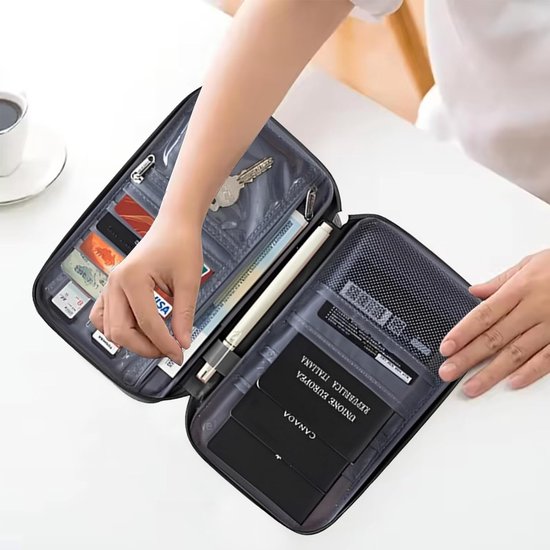 Travel Document Bag - Waterdichte Paspoorthouder - Universele ...