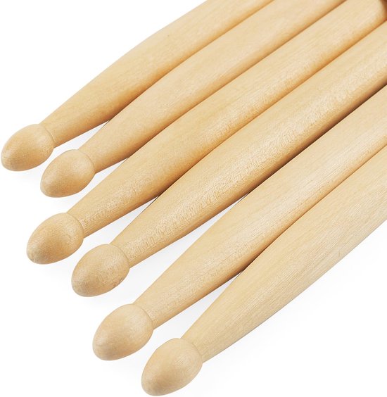 6 Pairs 5A Drum Sticks - Maple Wood Drumsticks - Houten Drumsticks voor ...