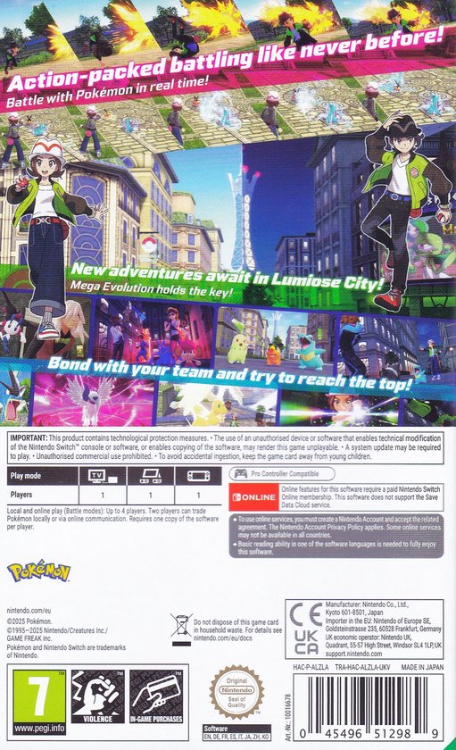 Pokemon Legends Z-A Switch | Games | bol