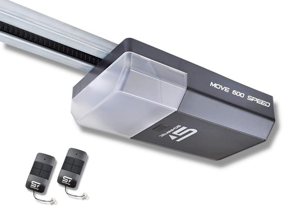 Garagedeur opener met dubbele afstandsbediening en krachtige 600 N ...