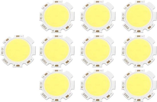 Allecto Premium - Ronde LED-verlichting 3W 10 stuks voor ...
