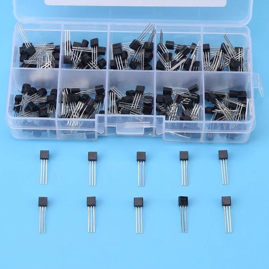 Premium Transistor Assortiment Kit - 200 stuks met Diverse Algemene ...