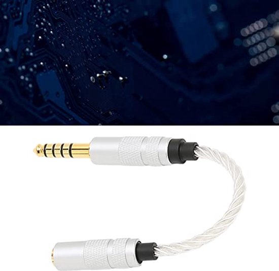 Balanced Cable Adapter, 4.4mm Balanced To 3.5mm Stereo Cable Premium ...