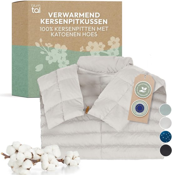 Kersenpitkussen voor Nek en Schouder - Warmtekussen met Katoenen ...
