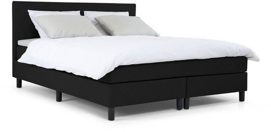 Maxi Owen Boxspring 160x200 cm - Gestoffeerde Boxspring met Matras ...
