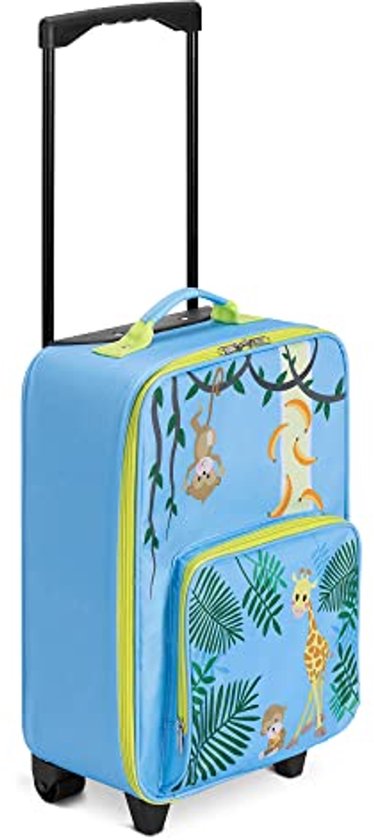 Kindertrolley met verstelbare handgreep – Ruime bagage met jungle ...