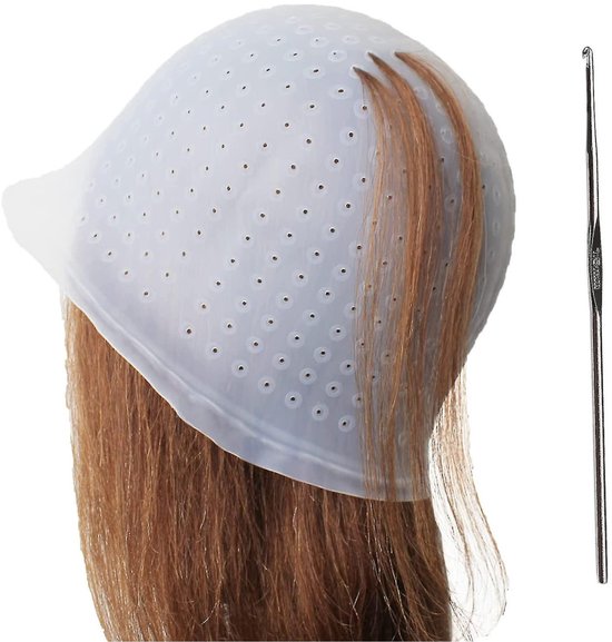 EXCITAT Siliconen Highlight Cap - Haarkleurkap - Met Naalden - Voor ...