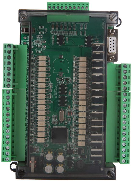 FX3U-32mt Plc Industrial Control Board, 16 Inputs 16 Outputs 24v 1a ...