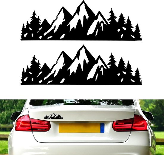 Allecto plus - Berg Stickers Auto 2 stuks | Auto's Waterdichte ...