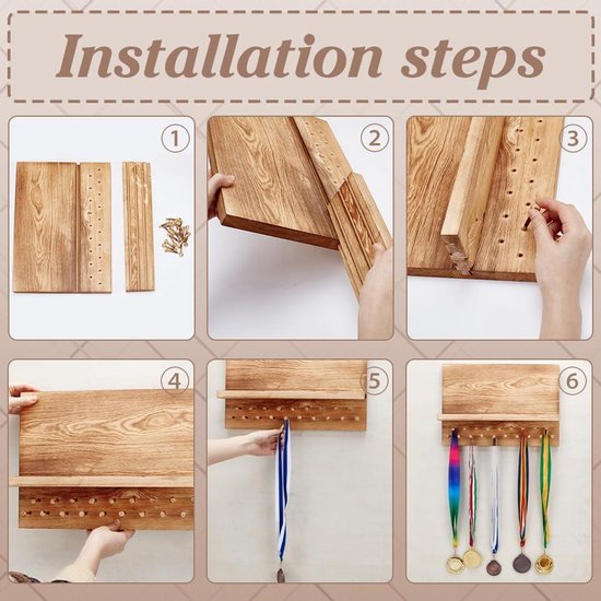 Allecto plus - Houten Medaille Hanger Display Trofee Plank - Medailles ...