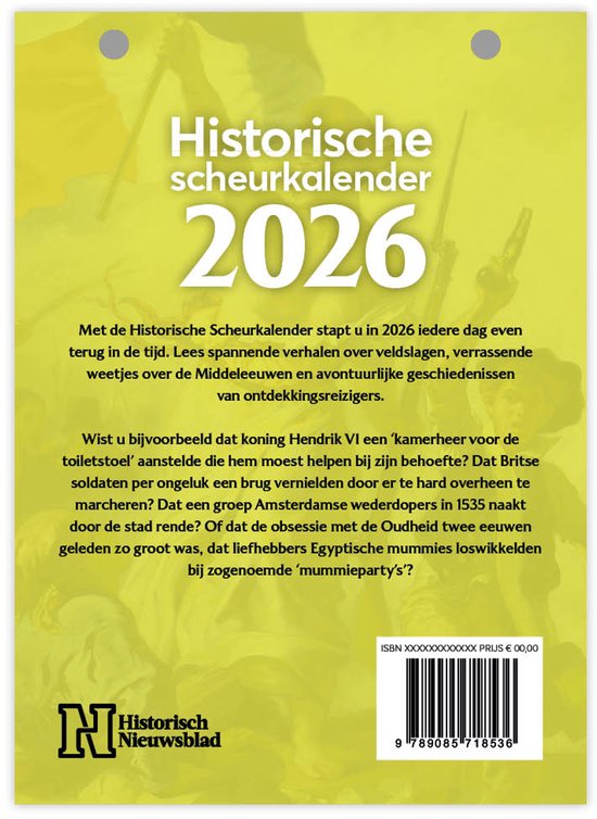 Historische Scheurkalender - 2026 | bol
