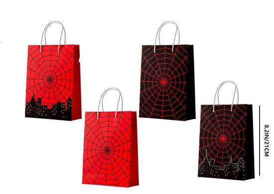 24 Goodie Bags Kinderen - Snoepzakjes - Traktatiezakjes - Feestzakjes ...