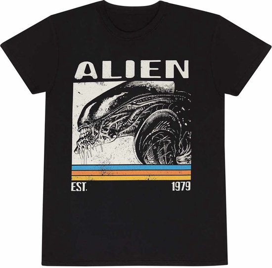 Alien Retro Bars T-Shirt ALI06878TSB Black-L | bol