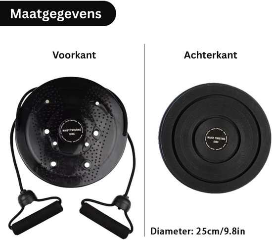 Twister Disc - Core Waist AB Trainer - Draaischijf Fitness | bol