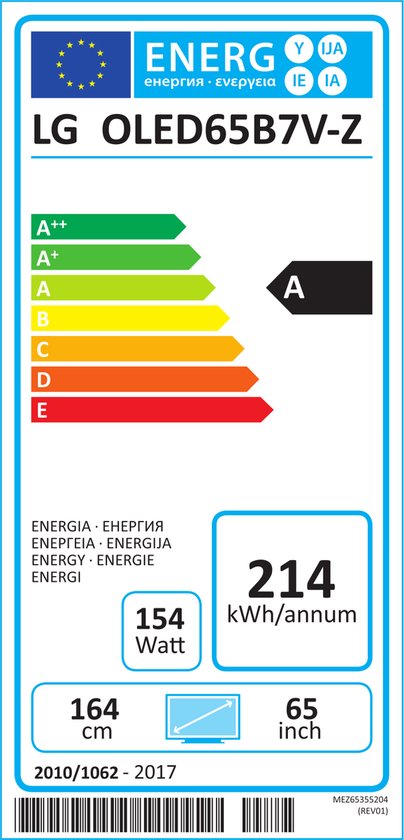 LG OLED65B7V - 4K OLED TV | bol
