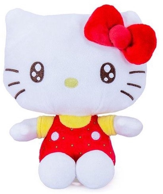 Hello Kitty - 22cm Tutti Frutti Red Bow Normal Knuffel | bol