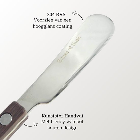 House of Husk Botermesjes Set - Zilver - RVS - Botermes - Smeermessen ...