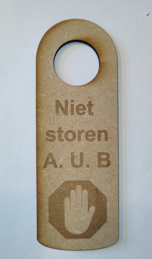 Djemzy - deur bordje - Deurhanger - kom maar binnen - niet storen aub ...