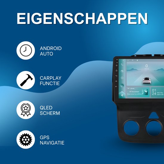 Autoradio avec Bluetooth et CarPlay pour Dodge Ram 1500/2500/3500 (2013 ...