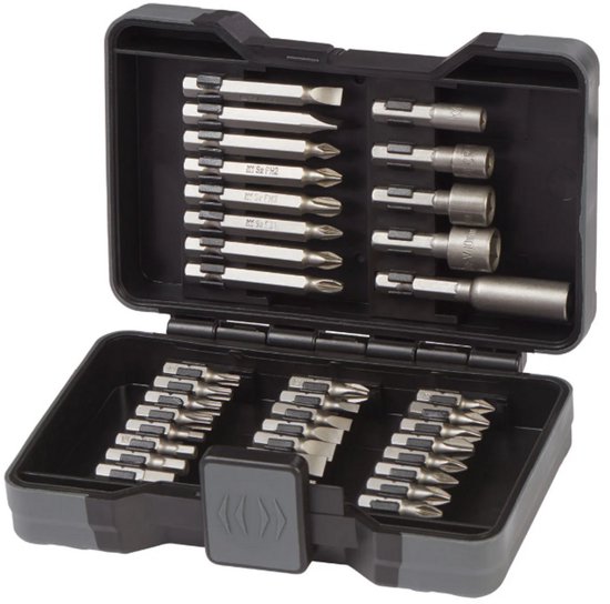 PARKSIDE Schroevendraaierset - 37-delig - Magnetische bithouder - Universele - HSS Bitset | bol