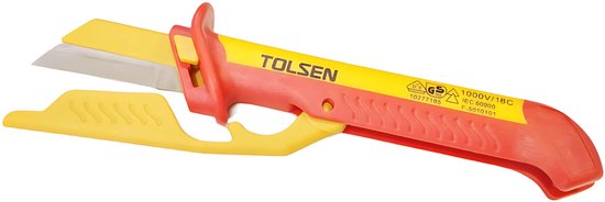 VDE Line Injectie-Geïsoleerd Kabelmes met Verwisselbaar Lemmet 185 mm | bol