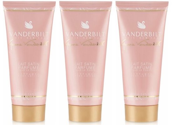 Gloria Vanderbilt Bodylotion - Hydraterend - 3 x 100ml | bol