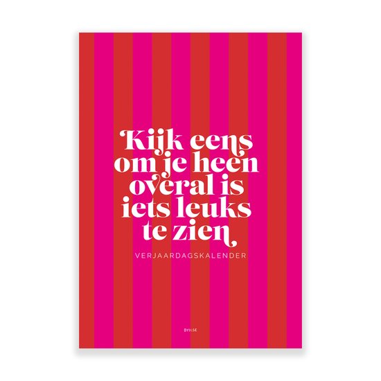 BYILSE Verjaardagskalender - Overal is iets leuks te zien | bol