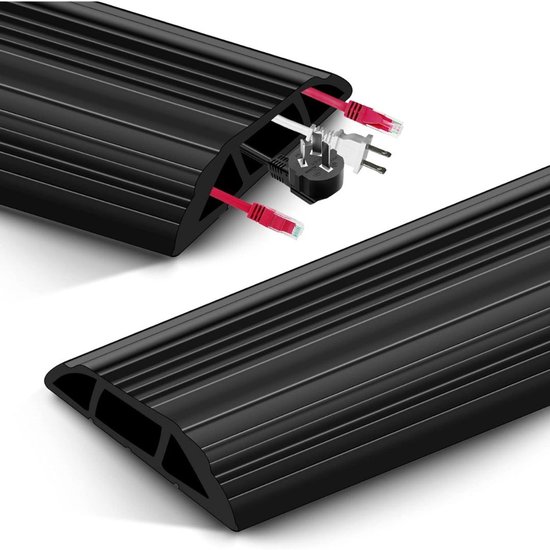 MKSS® Kabelmat - Kabelbrug - Kabelmantel - Zwart | bol