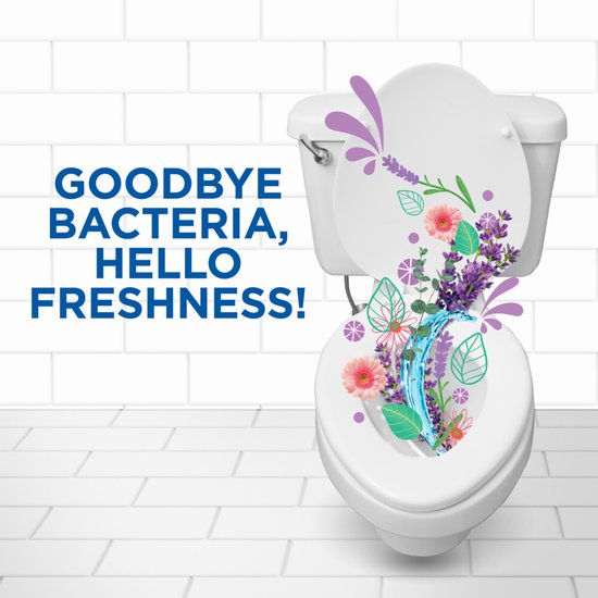 4 x WC Eend - Action Gel Lavender Bloom - Toiletreiniger - Fris ...