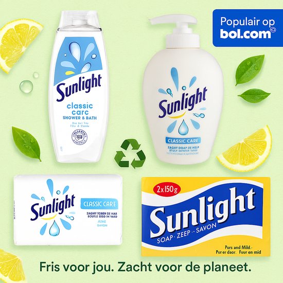 Sunlight Zeep | Zeep assortiment | 4-in-1 Verzorgingspakket | Fris, Zacht &... | bol