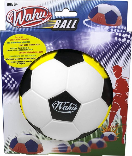 Wahu Ball - Zwart/Geel - De bal voor binnenshuis! | bol.com
